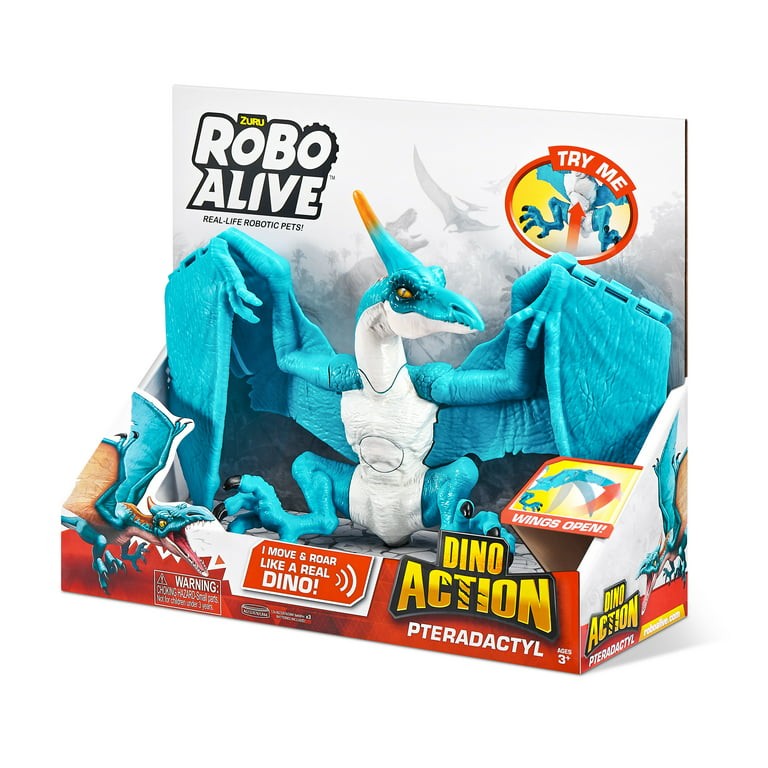 Dinosaurio Terodactilo Pterodactyl Robo Alive Zuru 26cms Con Rugido ...