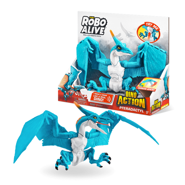 Dinosaurio Terodactilo Pterodactyl Robo Alive Zuru 26cms Con Rugido ...