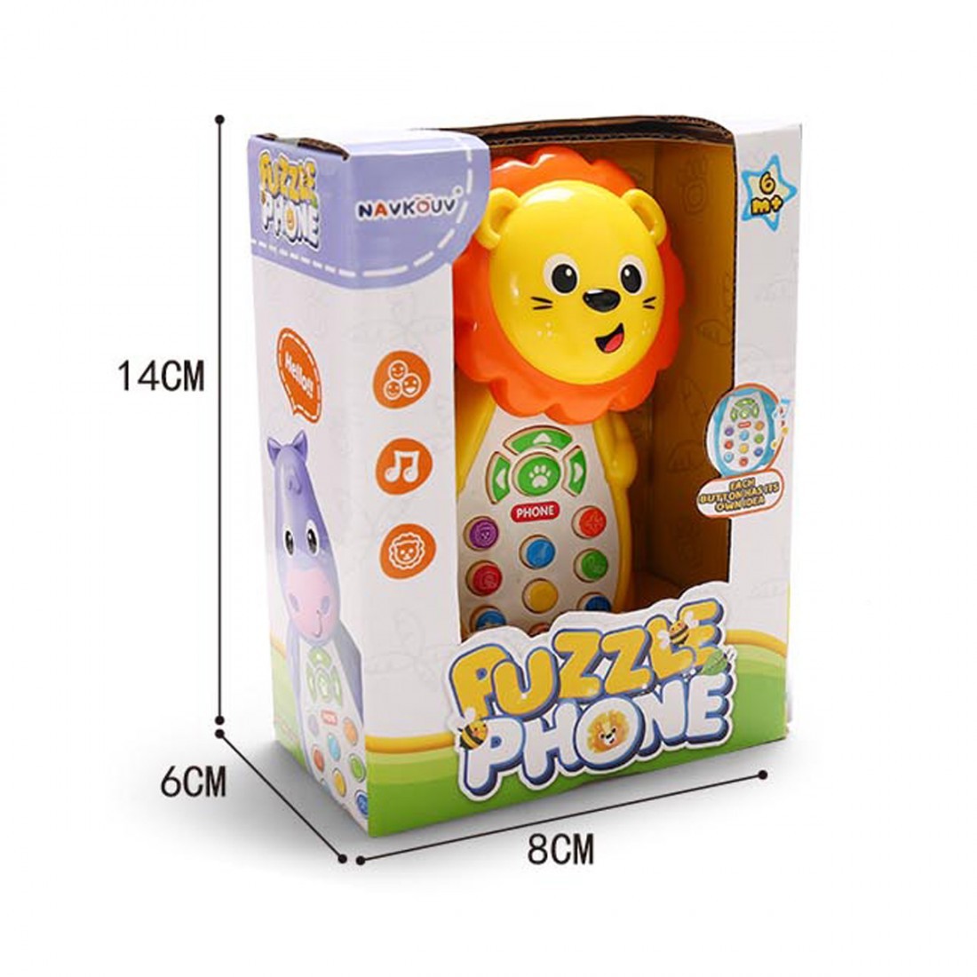Teléfono León con Sonidos para Bebé – GameStore