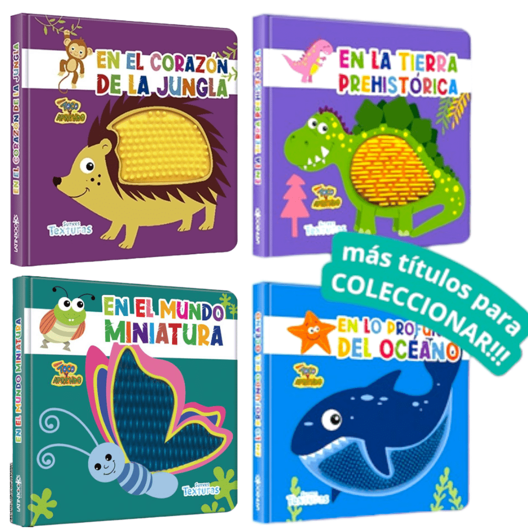 Libro Sensorial Con Texturas Primera Infancia – GameStore