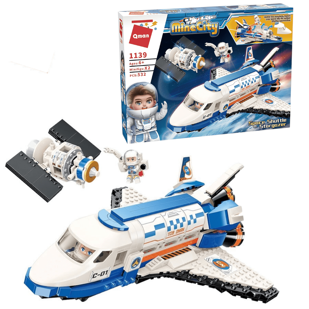 Bloques para Armar Estación Espacial 532 Piezas Qman – GameStore